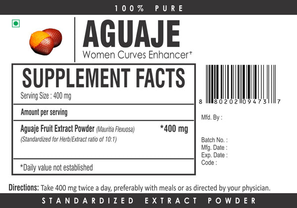 Aguaje Fruit Curvy Extract Powder POTENT Help shape women Curves ...