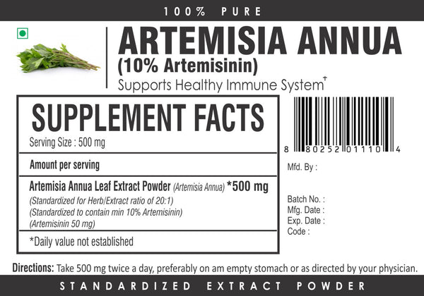 Artemisia Annua Extract POTENT 10% ARTEMISININ Powder Anti-bacterial ...