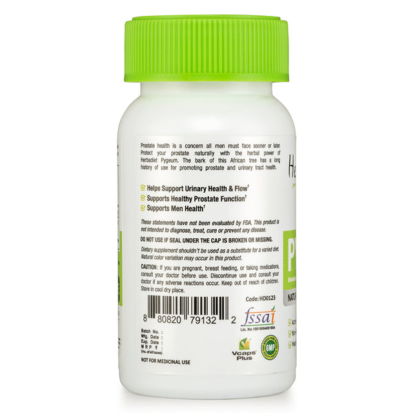 Pygeum Bark Extract 13% 100mg Capsules Healthy Natural Urinary Prostate ...